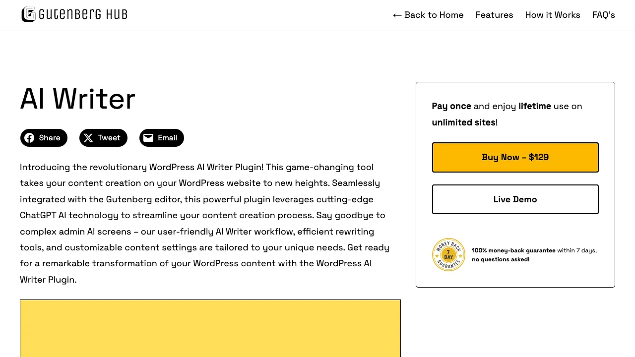 Gutenberg Hub - BestofAI